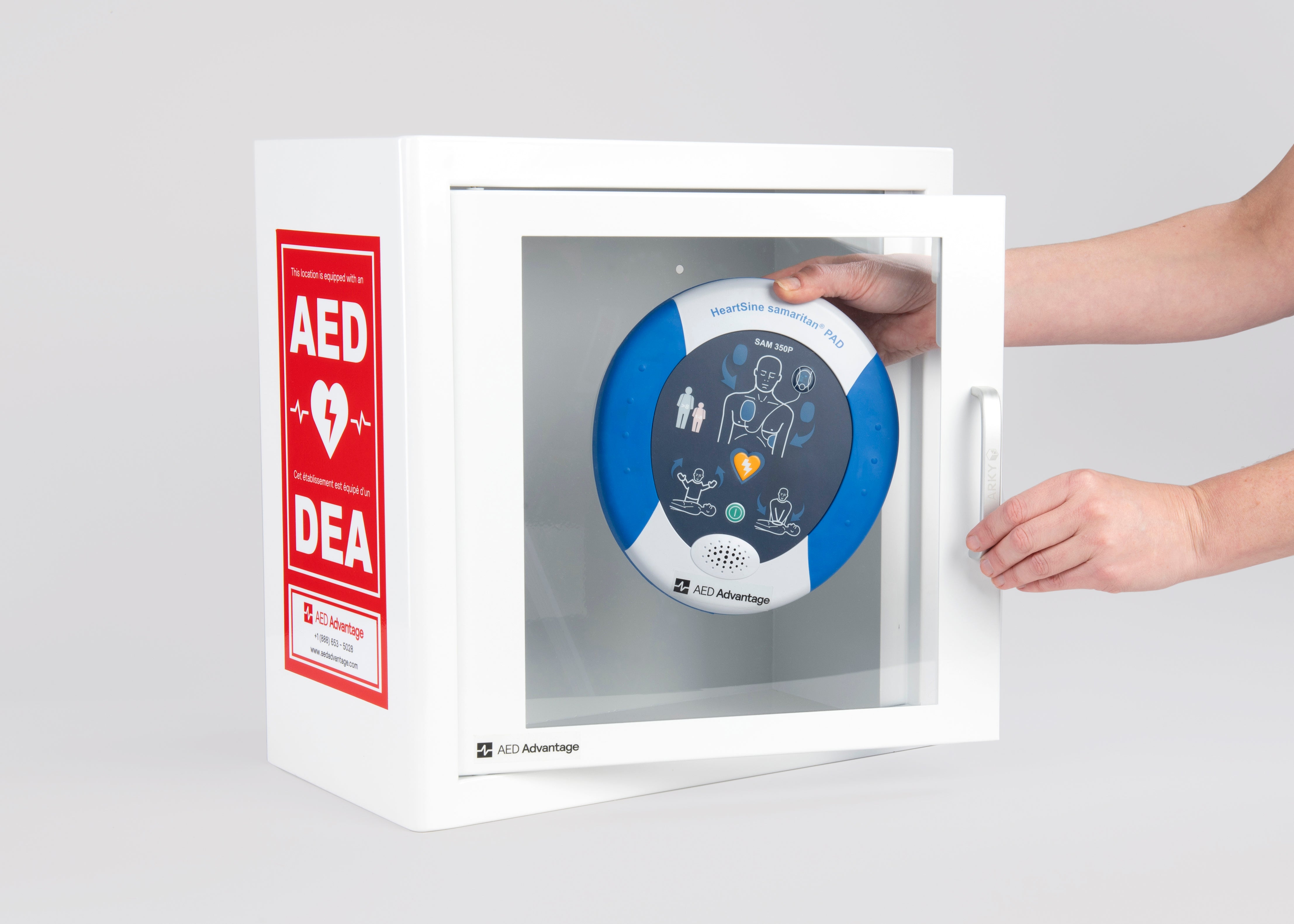 HeartSine 350P Safe and Sound AED Bundle · AED Advantage Sales Ltd.